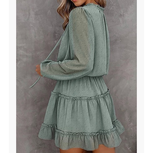 Dresses | Ruffle Tiered Chiffon Mini Dress | Poshmark